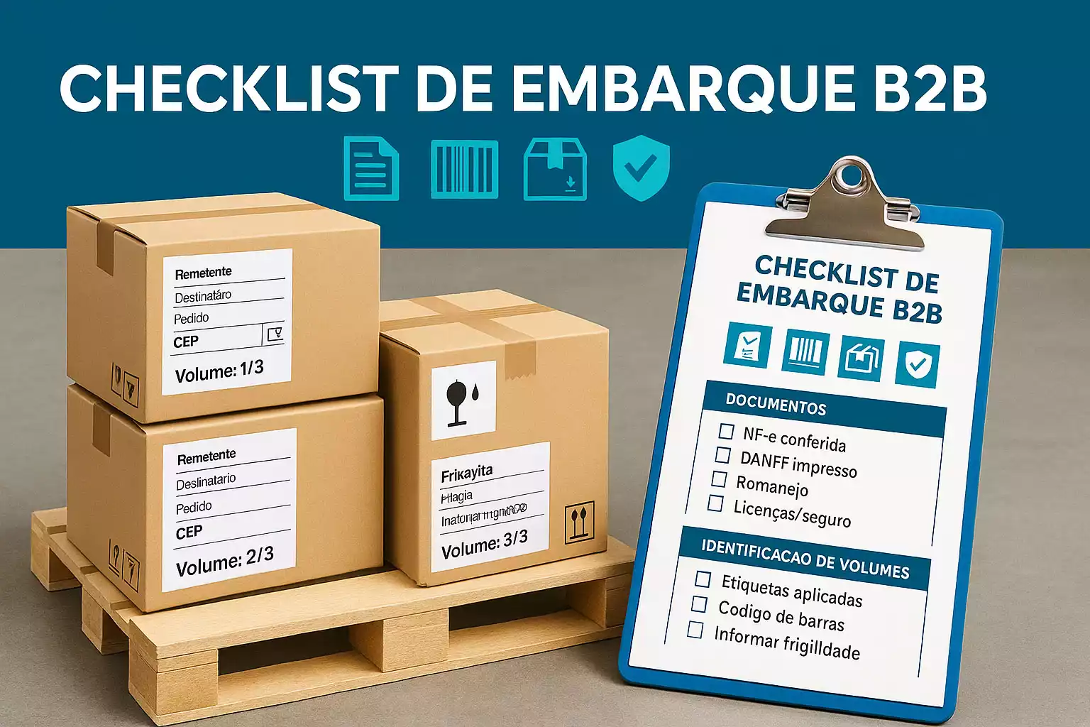 Checklist de embarque B2B • Expresso NST Log